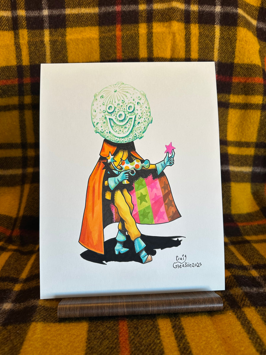 01 MOON GOON - Original Drawing – BAD GUYS CLUB