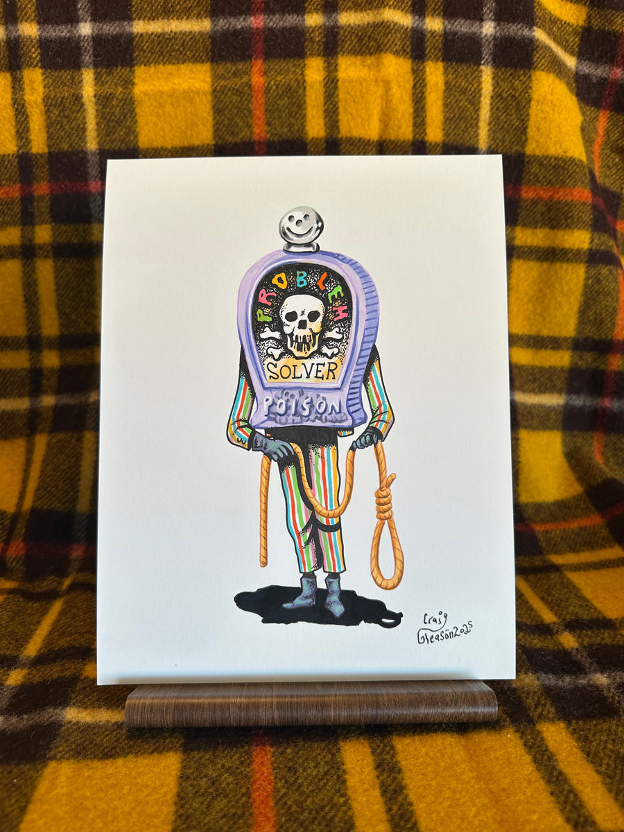 29 POISON PUNK - Original Drawing – BAD GUYS CLUB